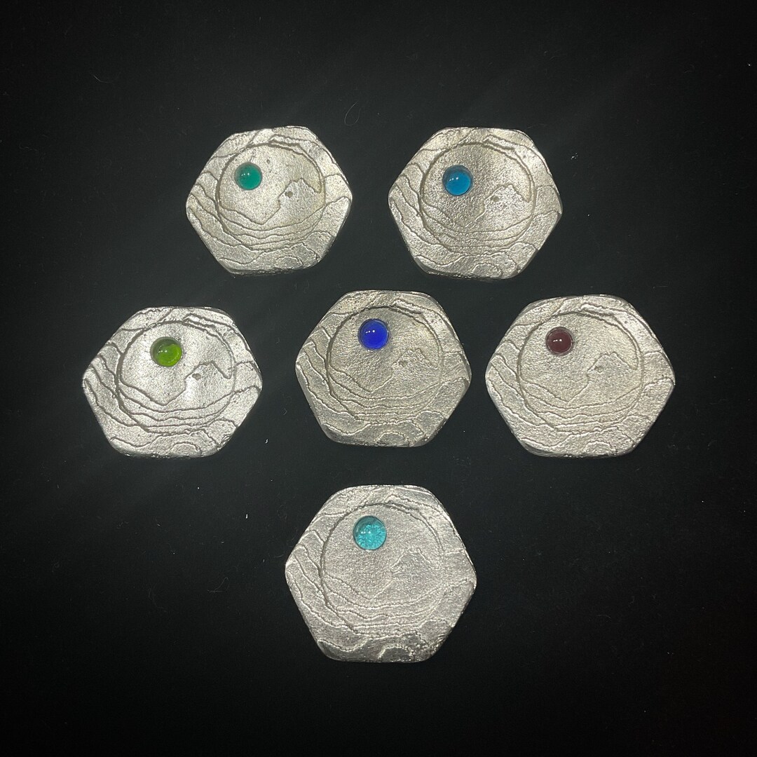 Water Token Full Pint Sand Dune and Moon - Etsy