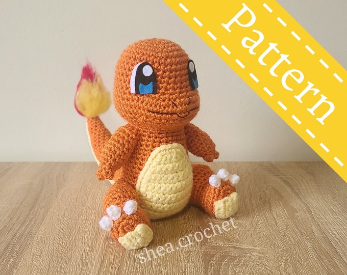 Charmander Crochet Pattern - PDF File - Etsy