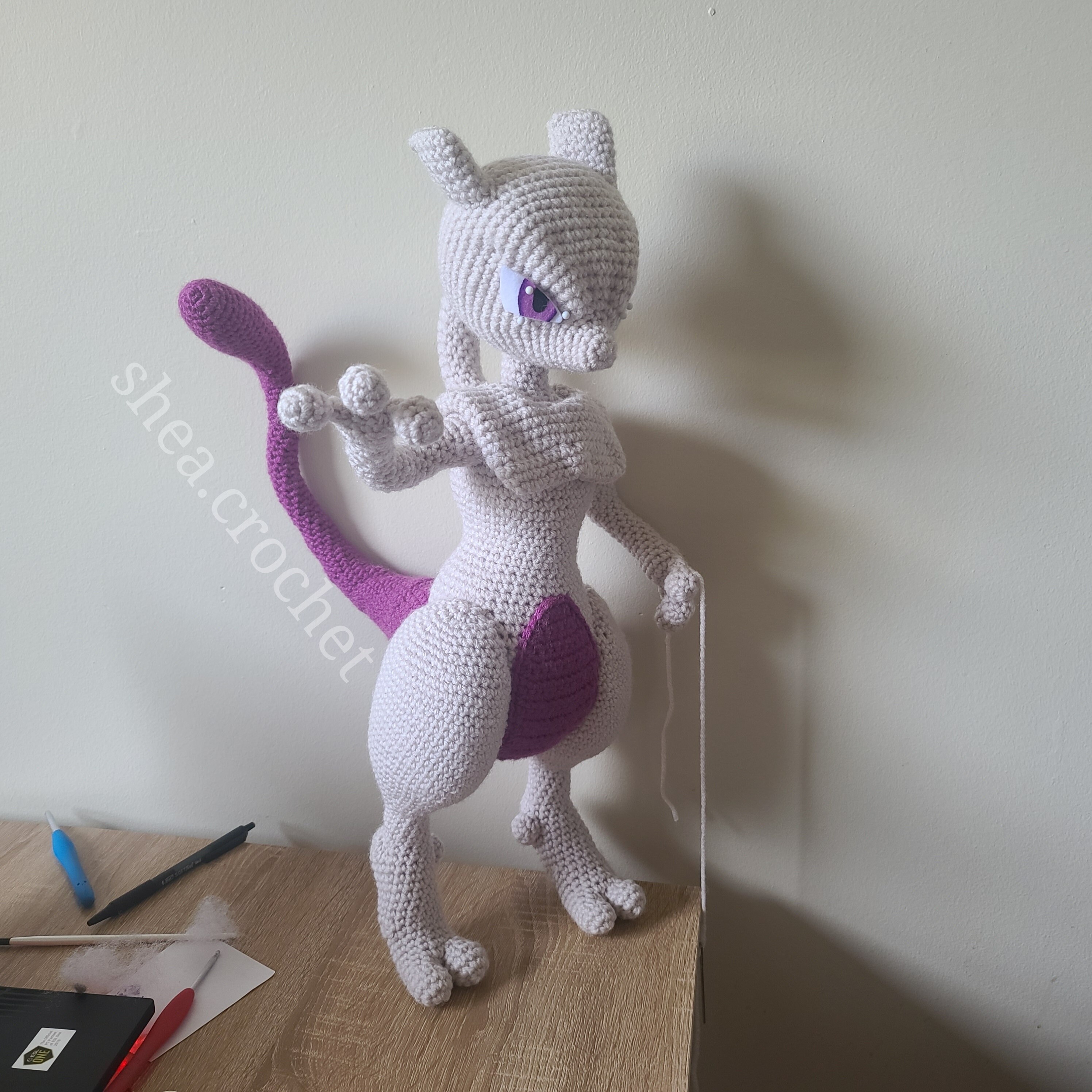 Mewtwo Crochet Pattern PDF File - Etsy UK