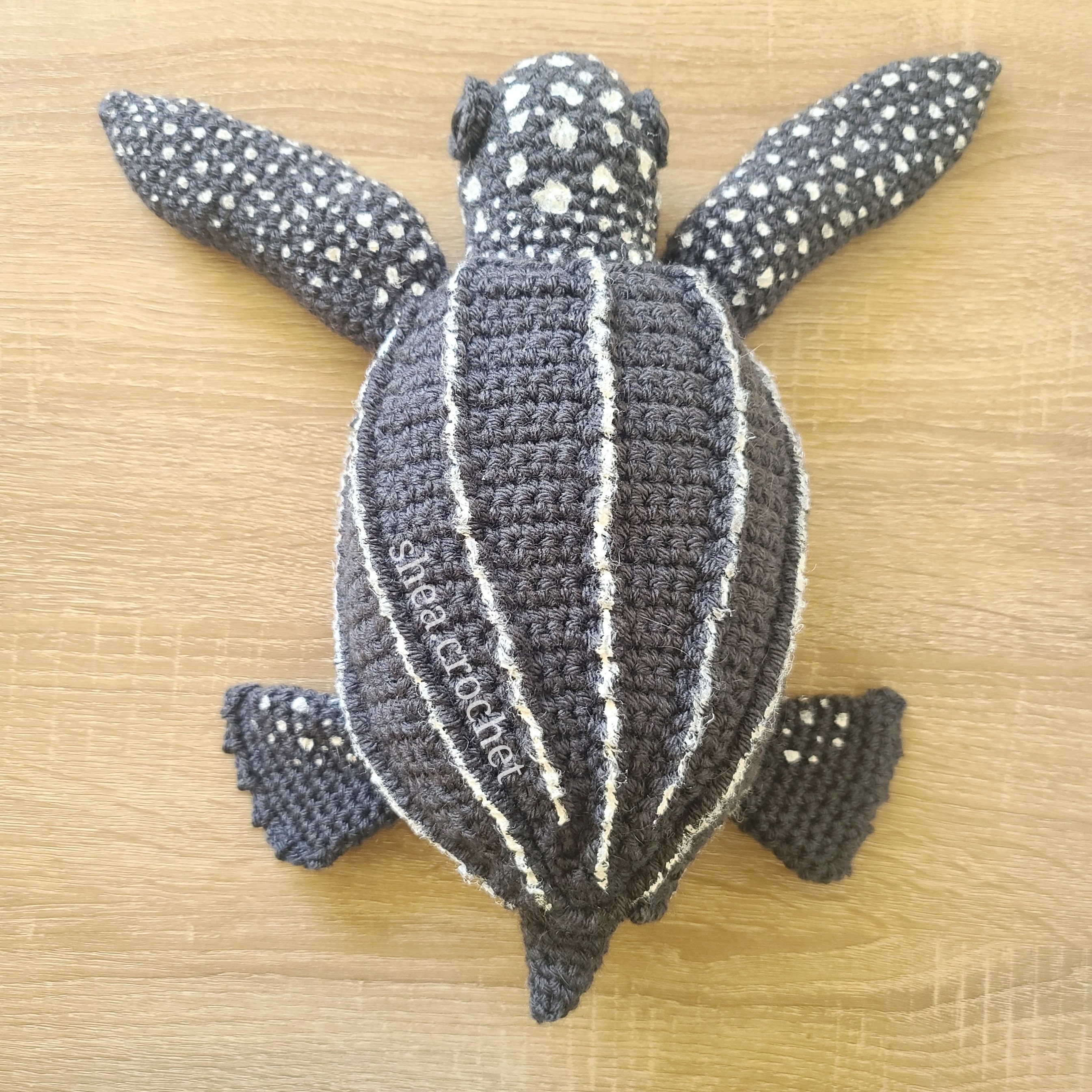 Leatherback Sea Turtle Crochet Pattern - PDF File - Etsy