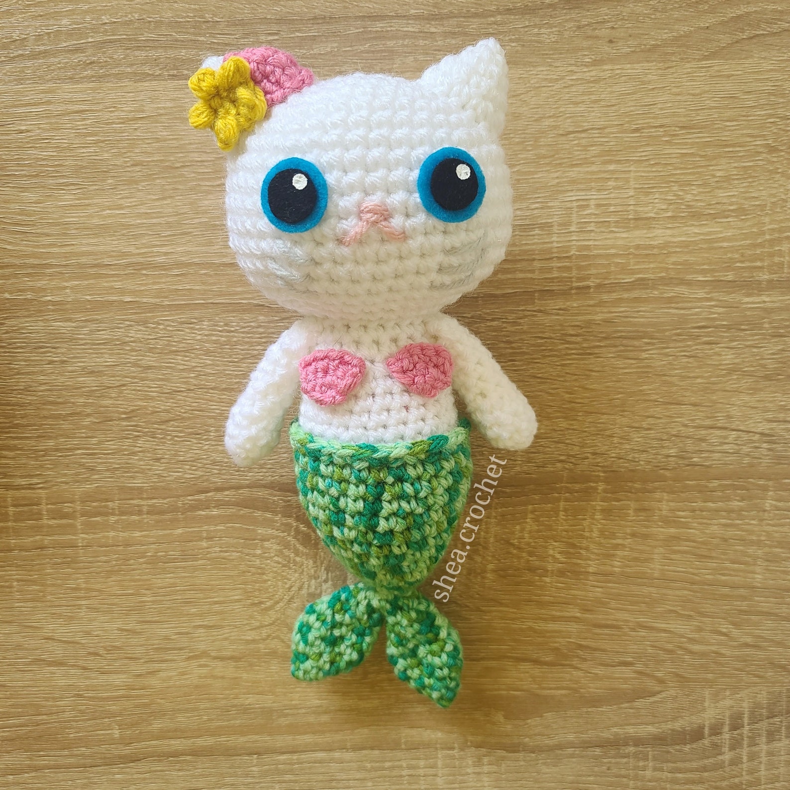 Mermaid Cat Crochet Pattern - PDF File - Beginner Friendly - Etsy
