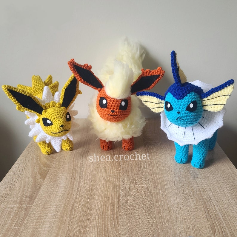 Eeveelutions Crochet Pattern Bundle PDF File - Etsy
