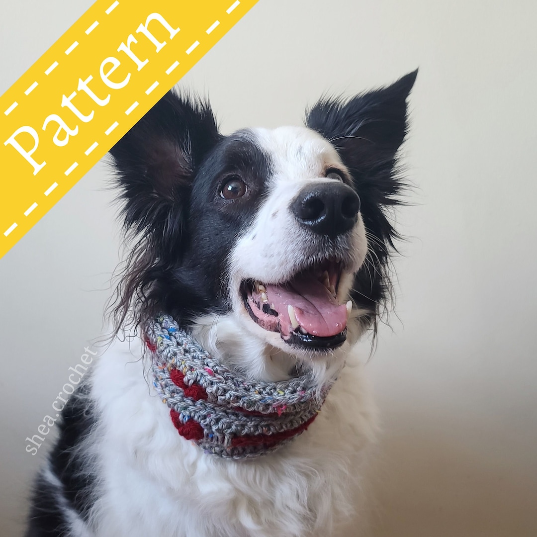 Puppy Love Dog Scarf Crochet Pattern - PDF File - Beginner Friendly - Etsy