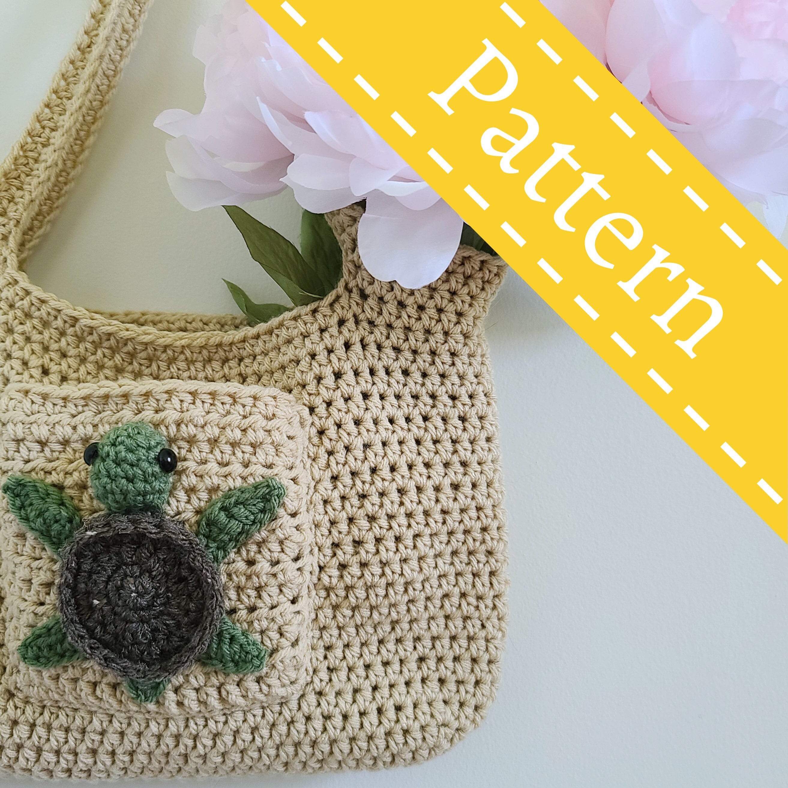 Sea Turtle Tote Crochet Pattern PDF File - Etsy