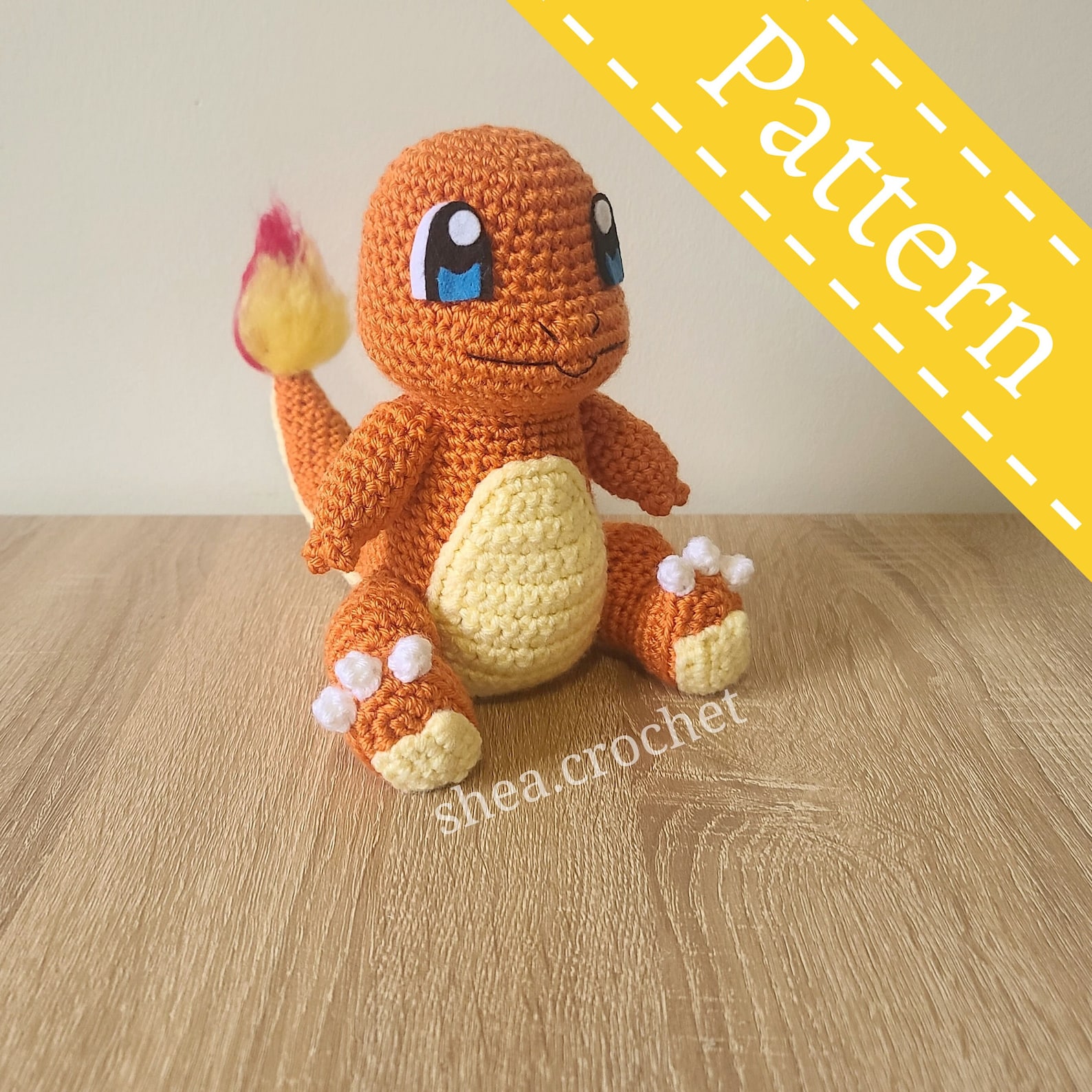 Charmander Crochet Pattern PDF File - Etsy Canada