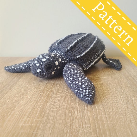 Leatherback Sea Turtle Crochet Pattern PDF File - Etsy