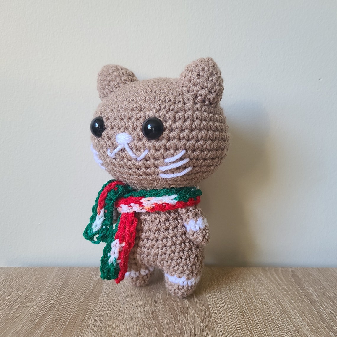 Crochet Pattern Gingerbread Cats Christmas Holidays | Etsy