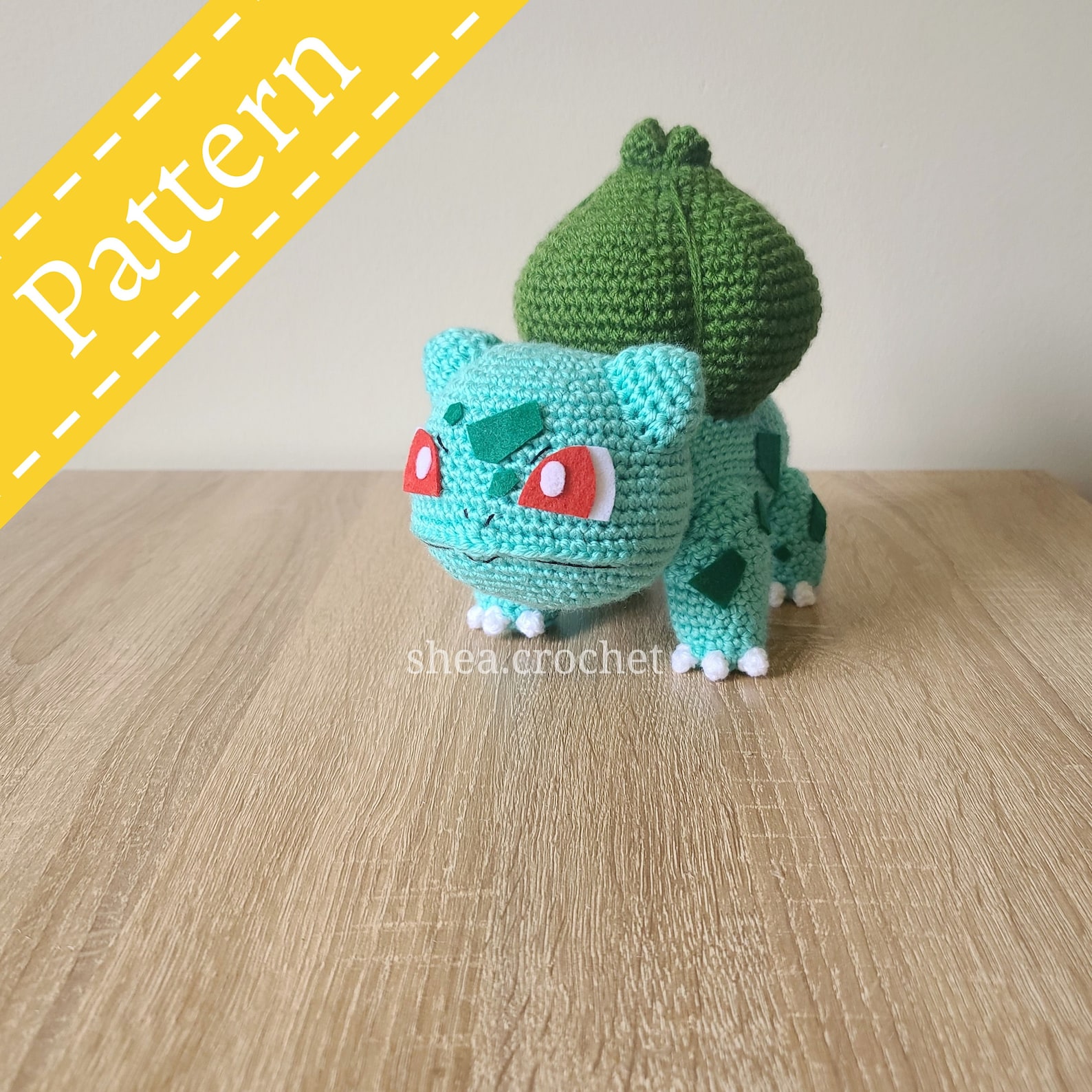 Bulbasaur Crochet Pattern PDF File - Etsy
