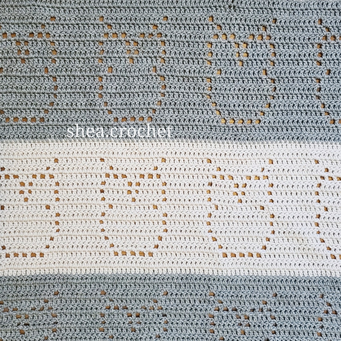 Owl Filet Crochet Blanket Crochet Pattern - PDF File - Beginner ...