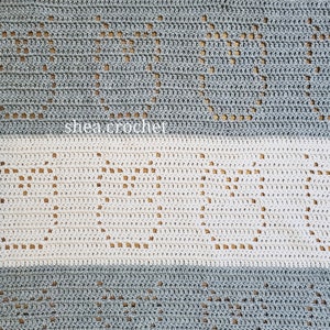 Owl Filet Crochet Blanket Crochet Pattern - PDF File - Beginner ...