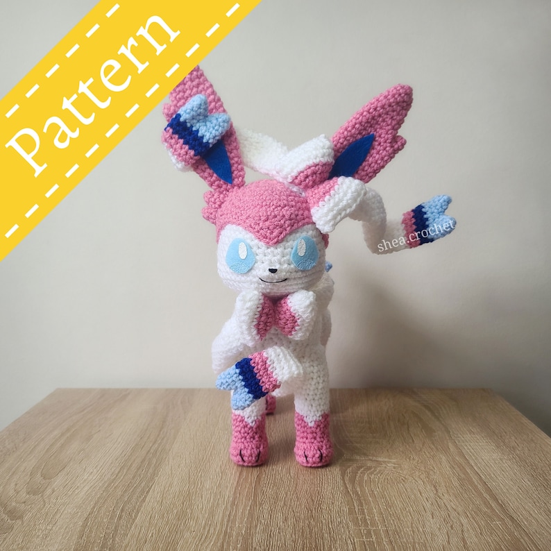 Sylveon Crochet Pattern PDF File - Etsy