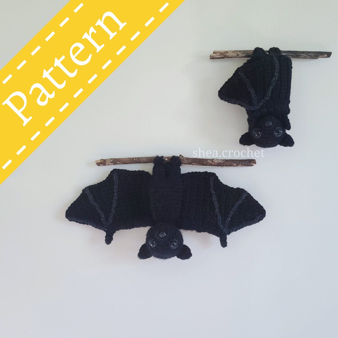 Bat Crochet Pattern PDF File - Etsy