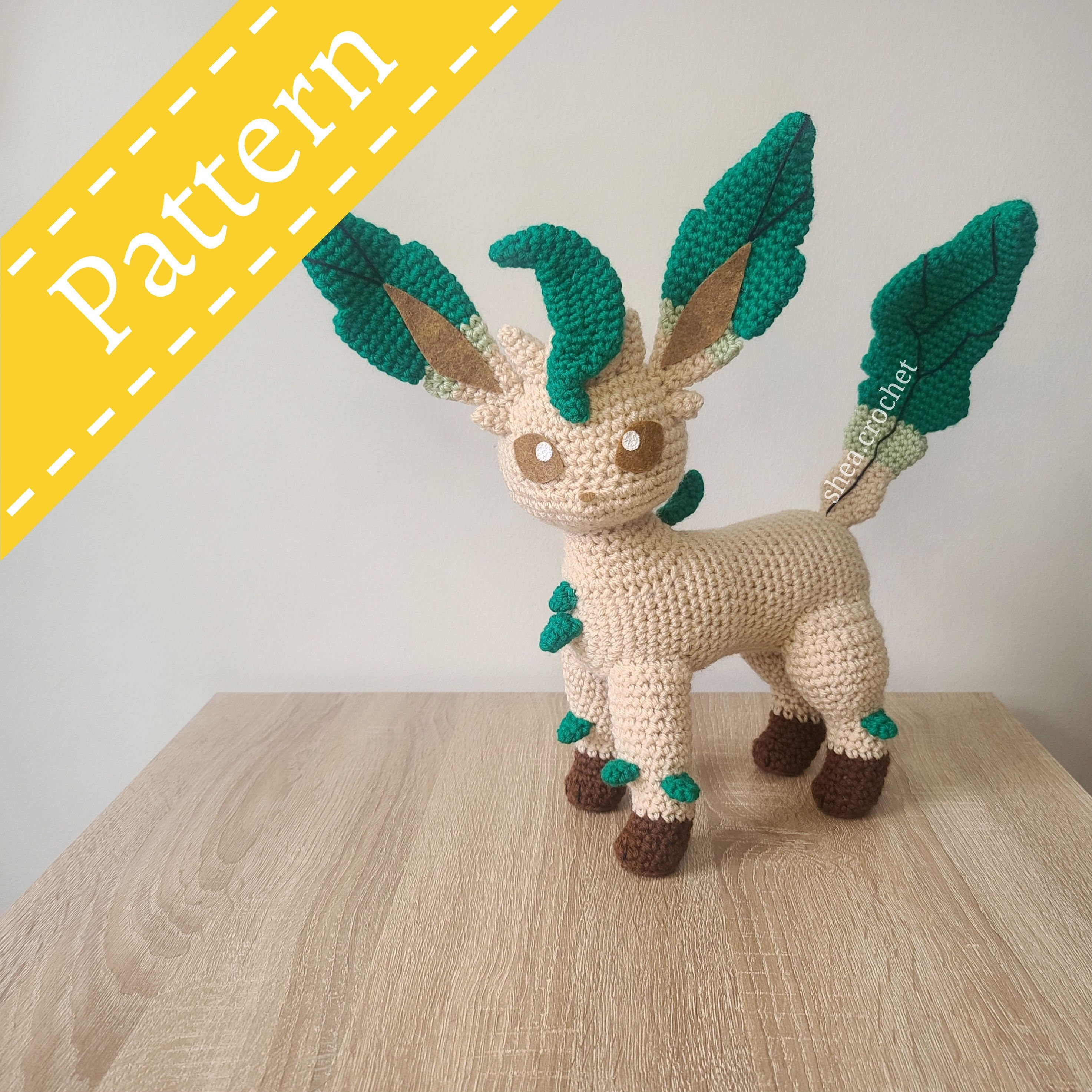 Leafeon Crochet Pattern - PDF File - Etsy Australia