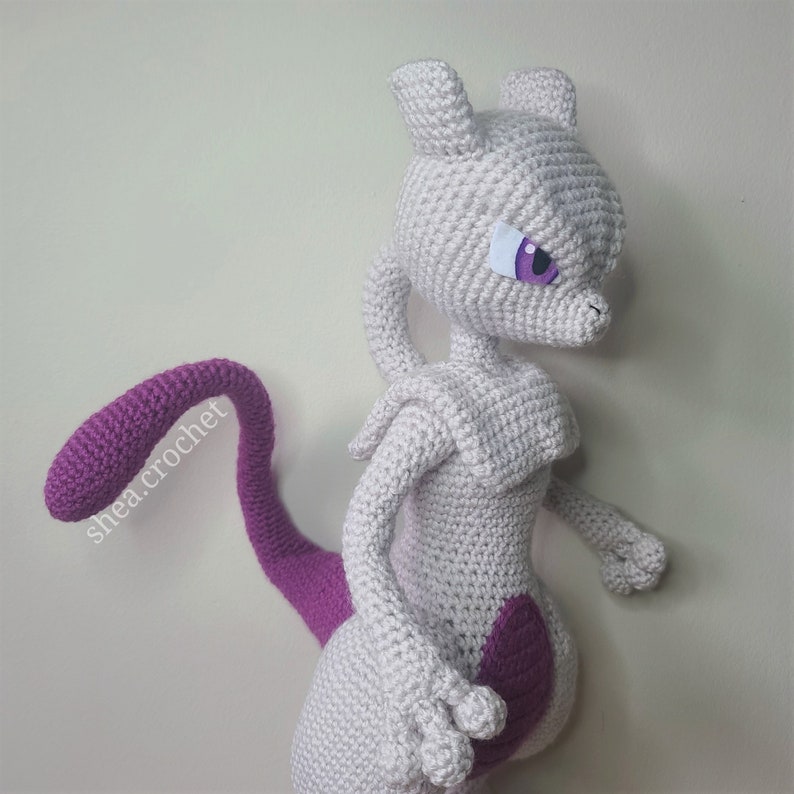 Mewtwo Crochet Pattern PDF File - Etsy UK