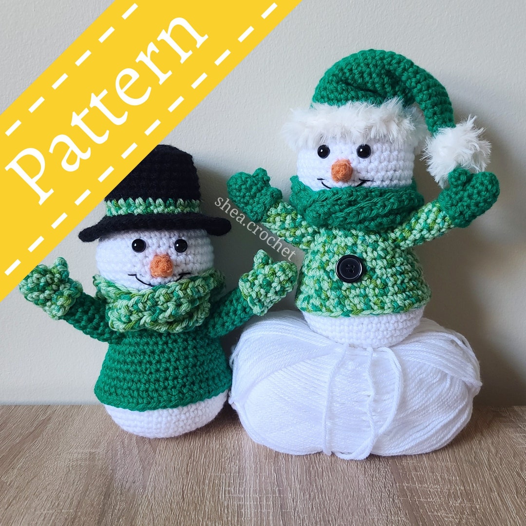 Snowman Crochet Pattern - PDF File - Beginner Friendly - Etsy