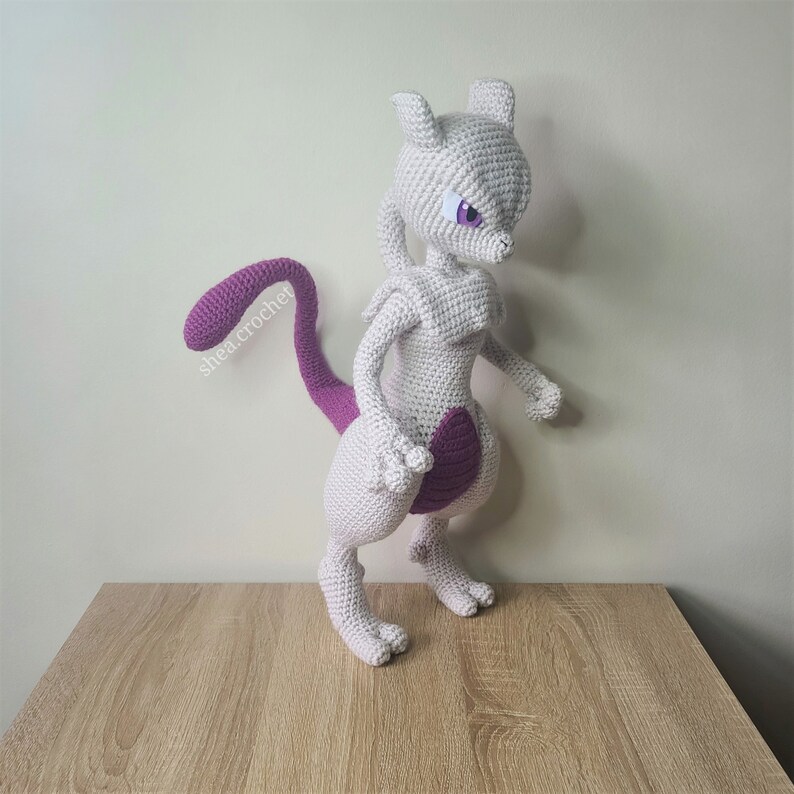 Mewtwo Crochet Pattern PDF File - Etsy UK