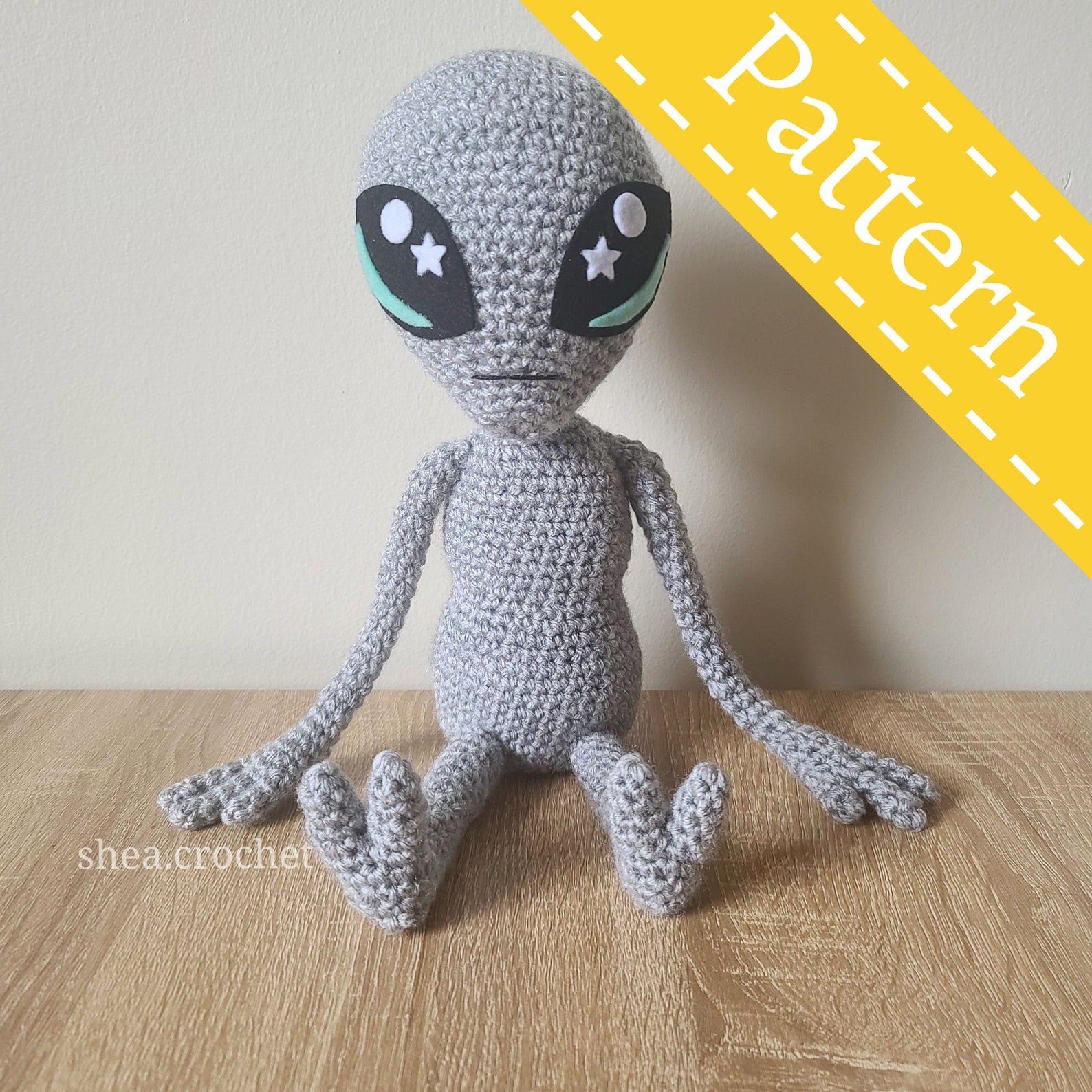 Alien Crochet Pattern - PDF File - Etsy