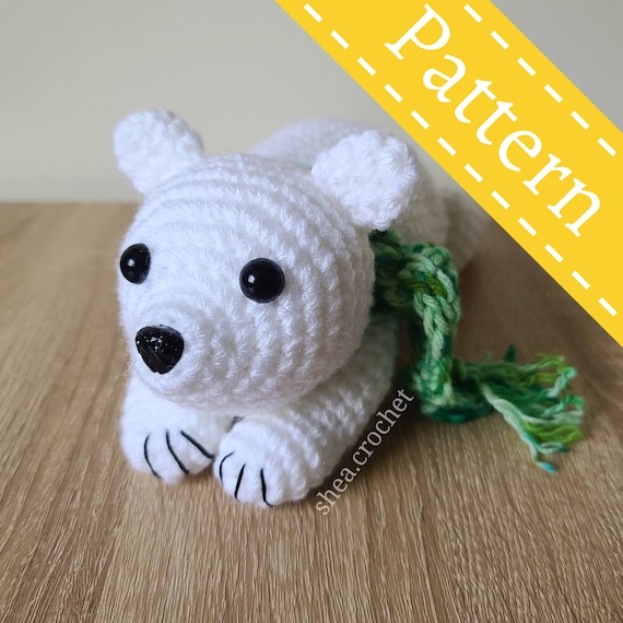 Polar Bear Crochet Pattern PDF File Amigurumi - Etsy