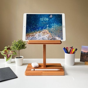 IPad Stand, Tablet Stand, Adjustable Tablet Holder - Etsy