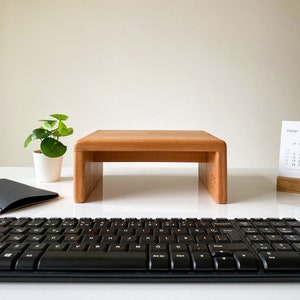 Monitor Stand, Wooden Imac Stand, Display Stand, Monitor Riser, Imac ...