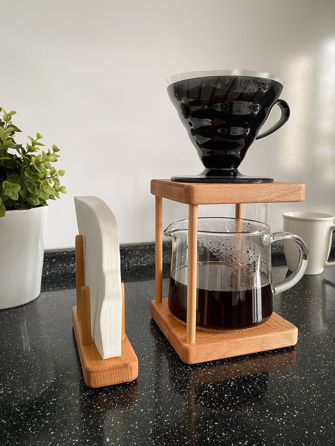 V60 Coffee Filter Stand Coffee Filter Holder Pour Over - Etsy