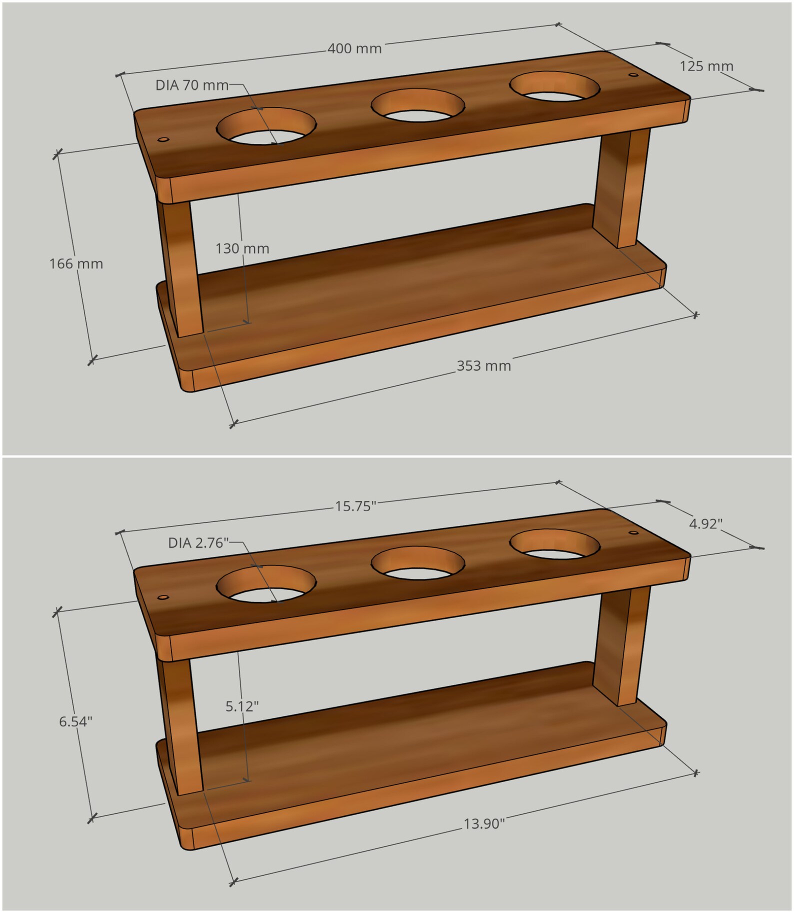 Triple Pour Over Coffee Stand V60 Coffee Stand Handmade | Etsy