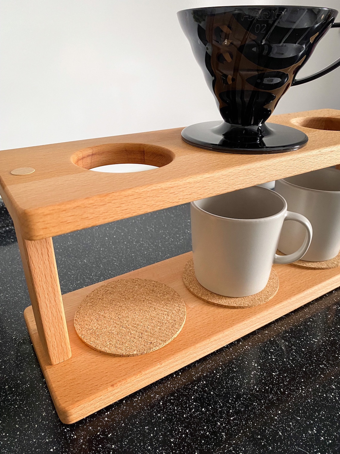 Triple Pour Over Coffee Stand V60 Coffee Stand Handmade | Etsy