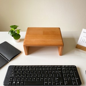 Monitor Stand, Wooden Imac Stand, Display Stand, Monitor Riser, Imac ...