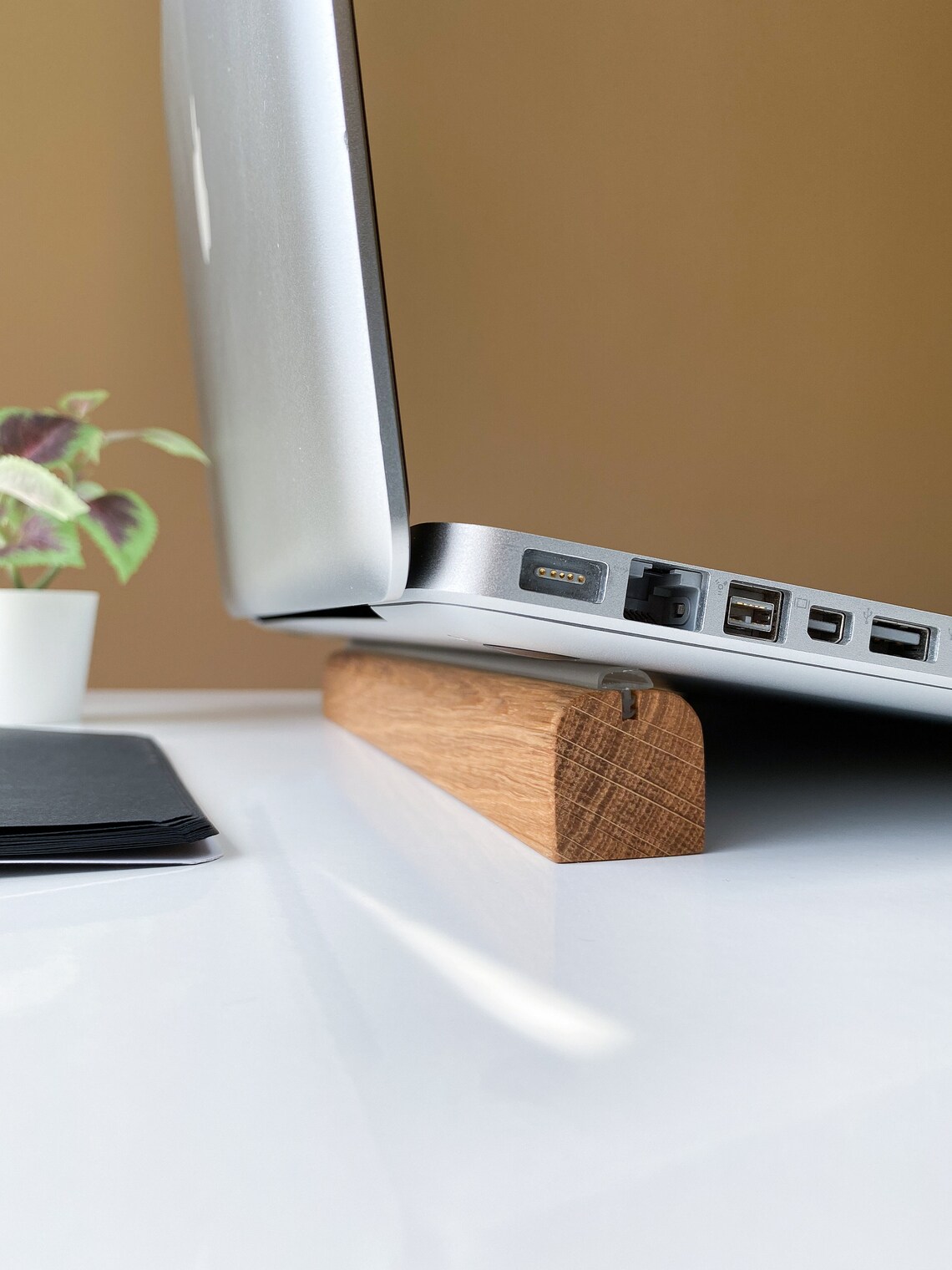 Minimalist Laptop Riser Laptop Stand Wooden Macbook Stand - Etsy