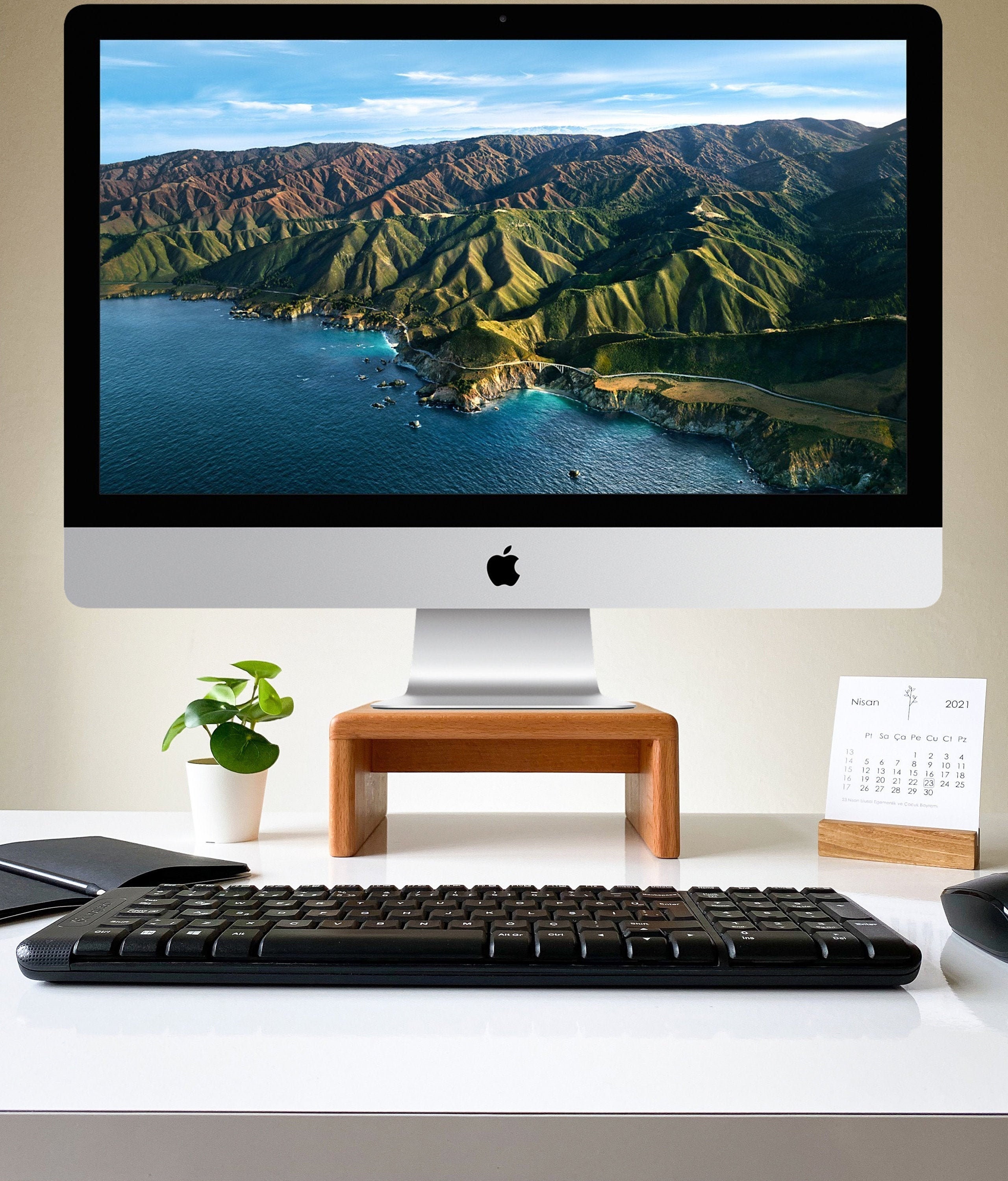 Office & Desk Storage Home & Living Monitor stand iMac stand Monitor ...