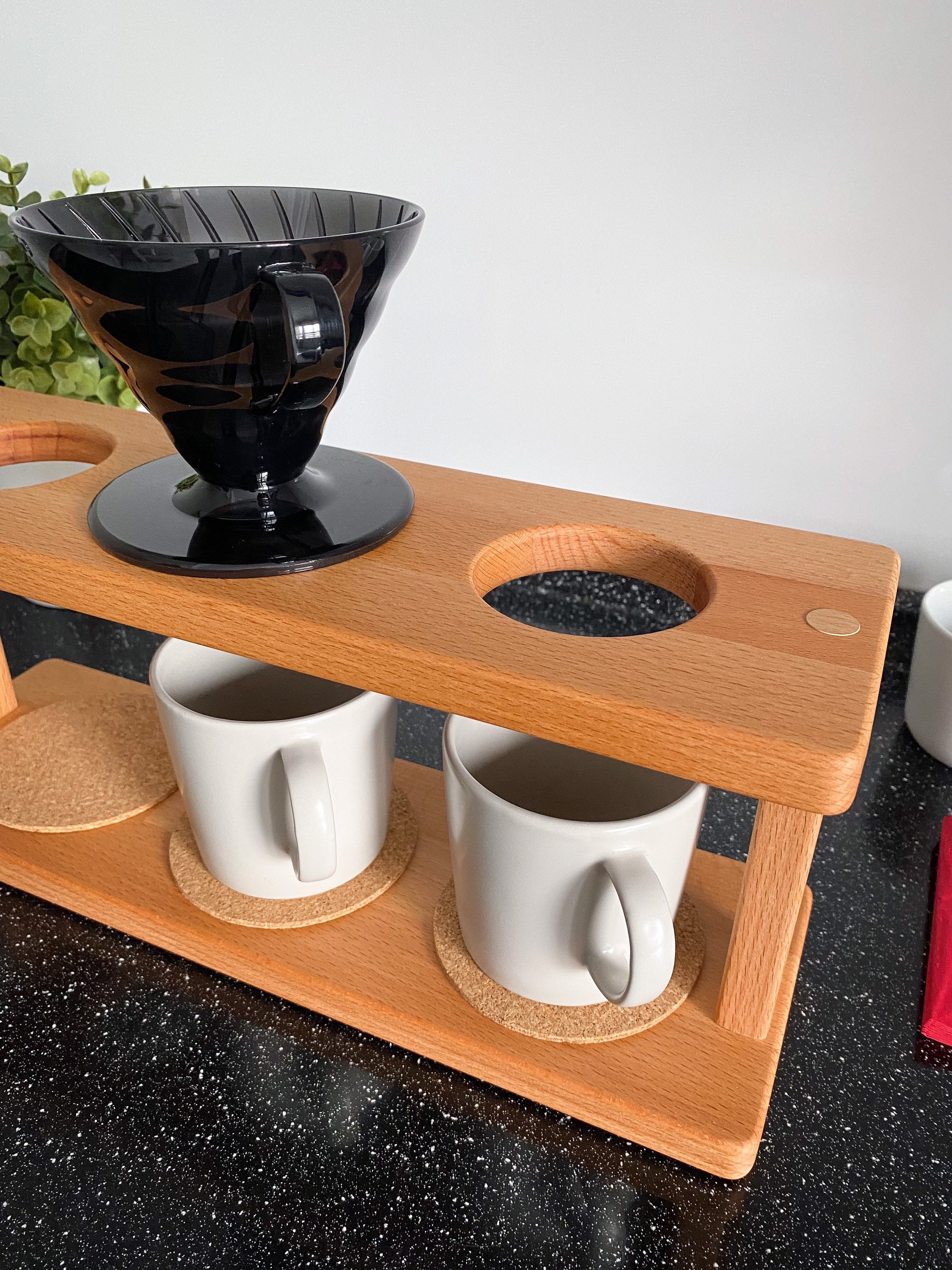 Triple Pour Over Coffee Stand V60 Coffee Stand Handmade - Etsy