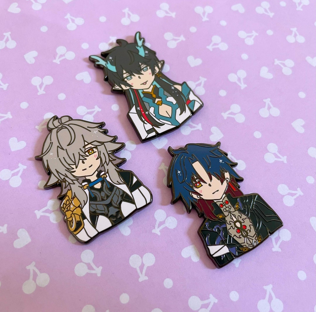 Honkai Star Rail Enamel Pins Jingyuan Jing Yuan Blade Dan Heng ...