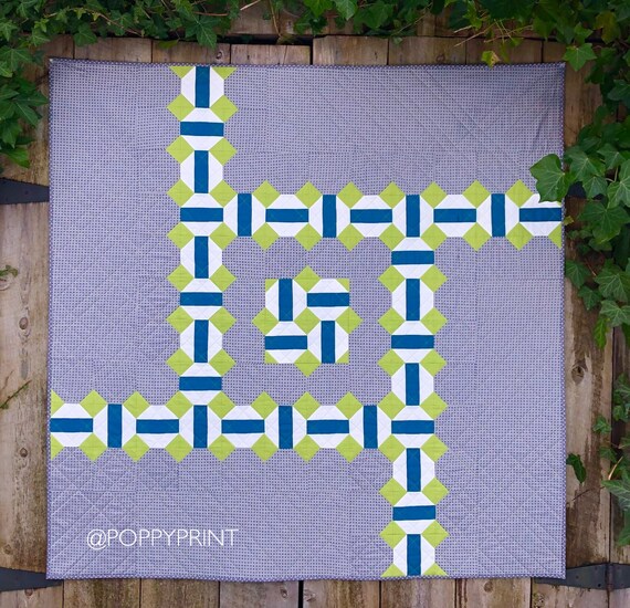 Quarter Turn QUILT PATTERN - Etsy
