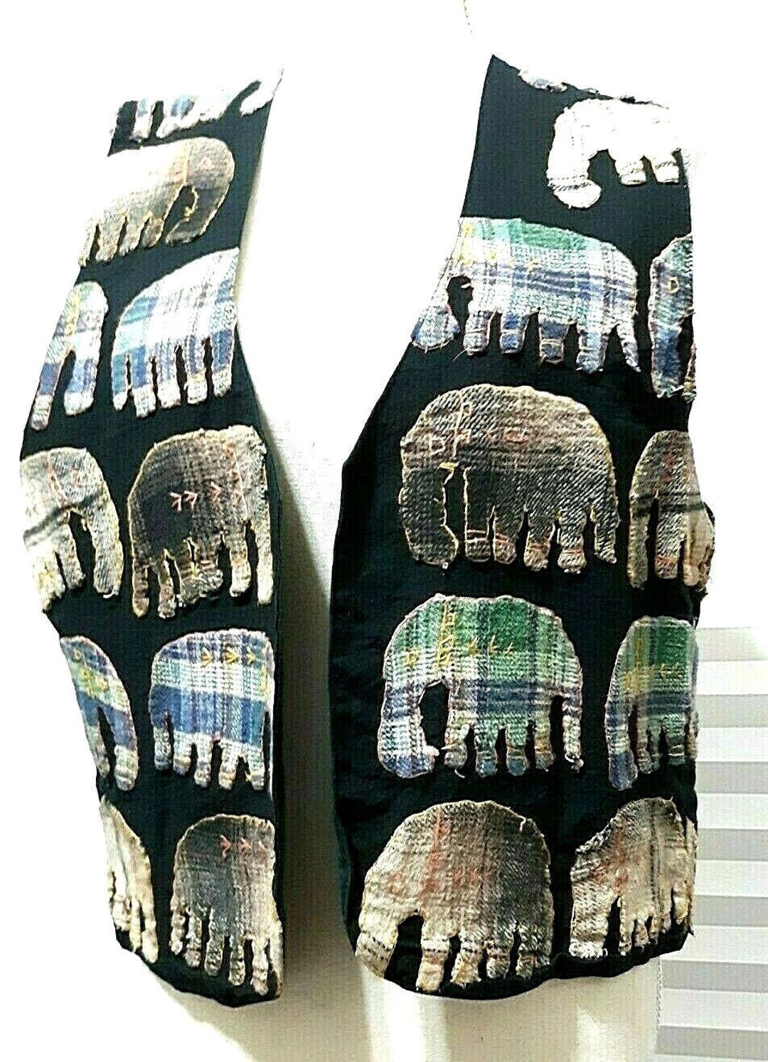 Vintage Elephants Vest Women's Size Small Soho Compagnie Streetwise ...