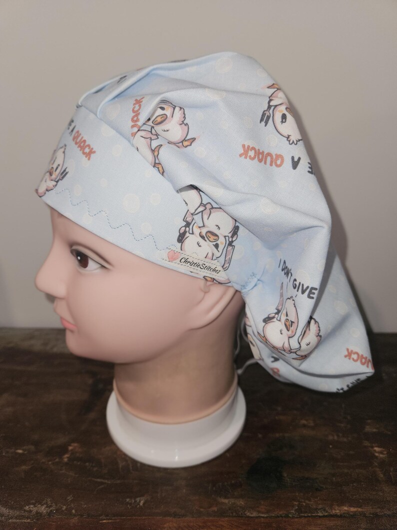 Quack Ducks (2 Prints) Surgical Scrub Bouffant Hat - Etsy