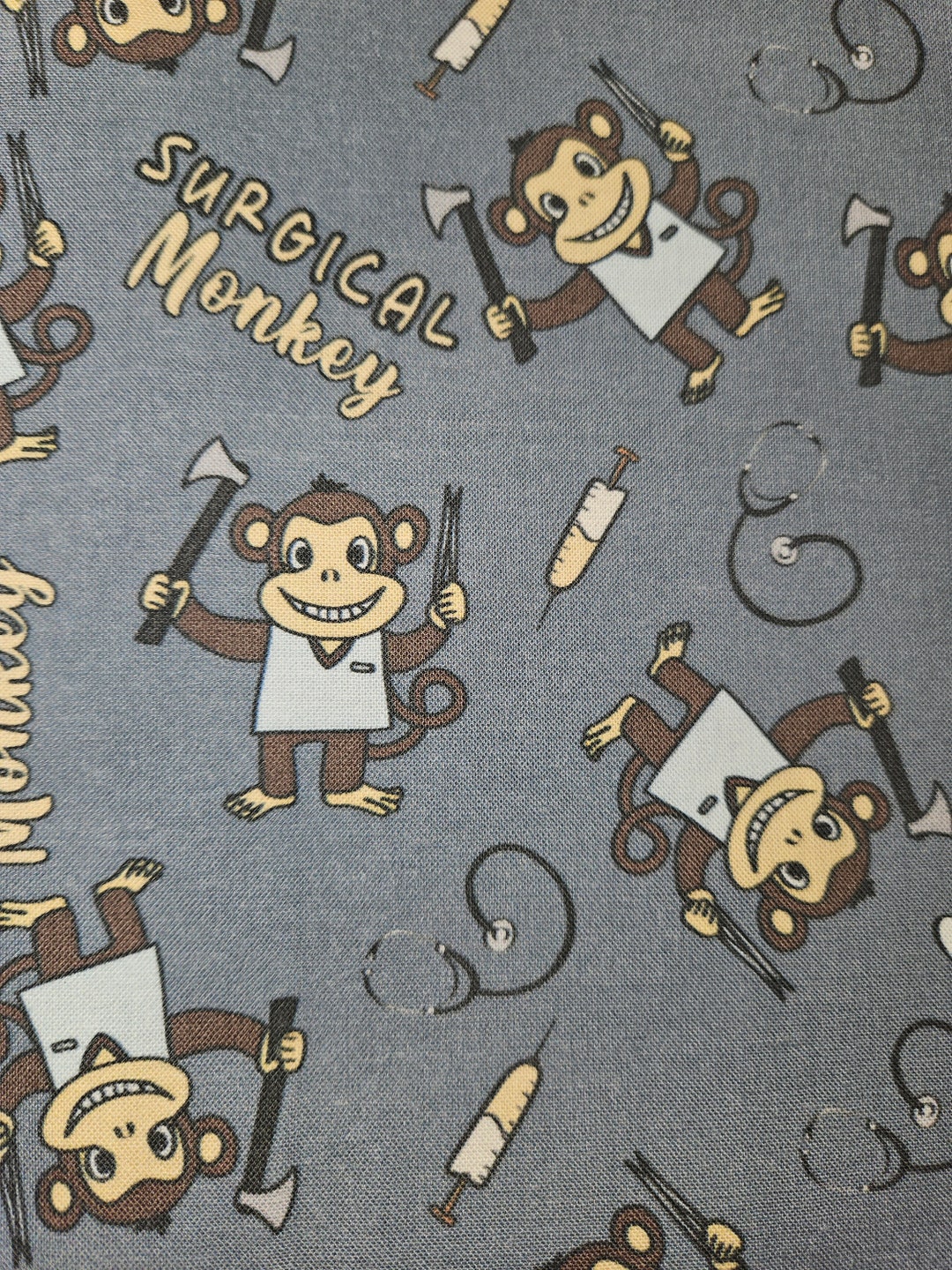 Surgical Monkey Surgical Scrub Bouffant Hat - Etsy