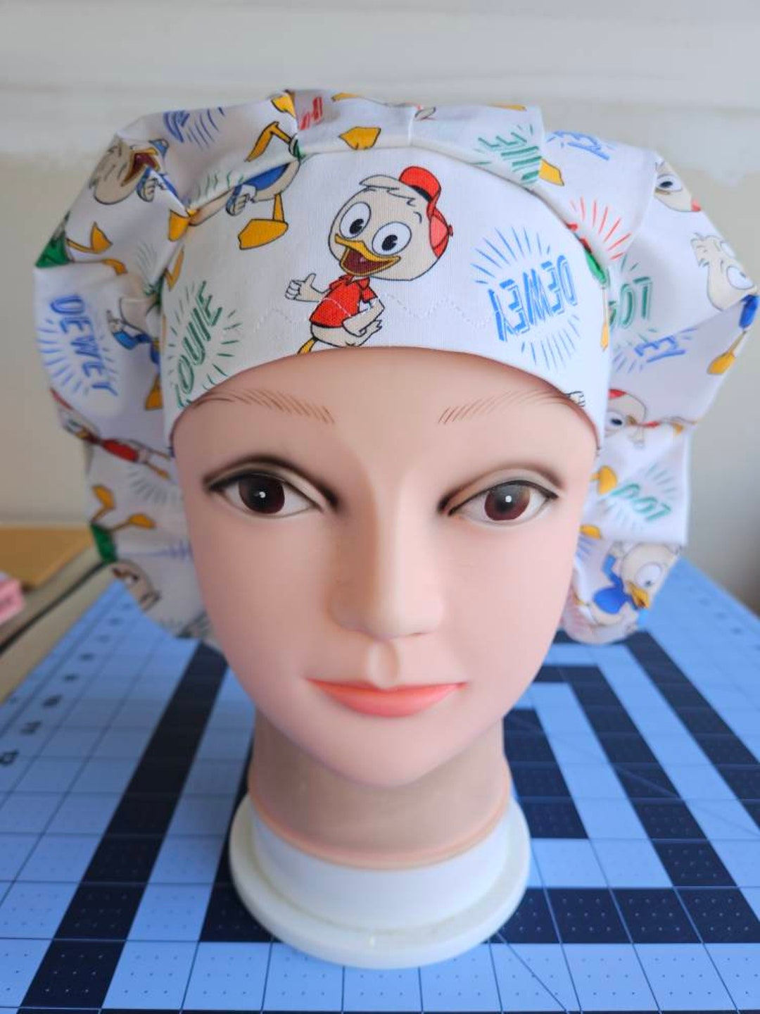 Famous Cartoon Ducks Surgical Scrub Bouffant Hat - Etsy