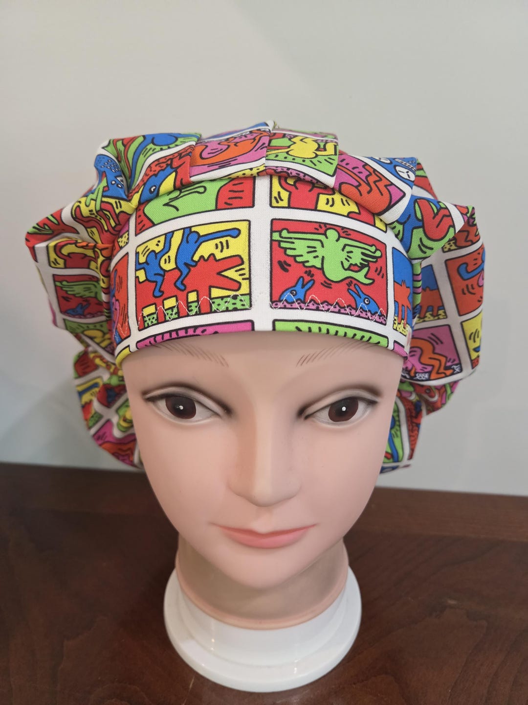Silly Art Cartoon Comics Surgical Scrub Bouffant Hat - Etsy