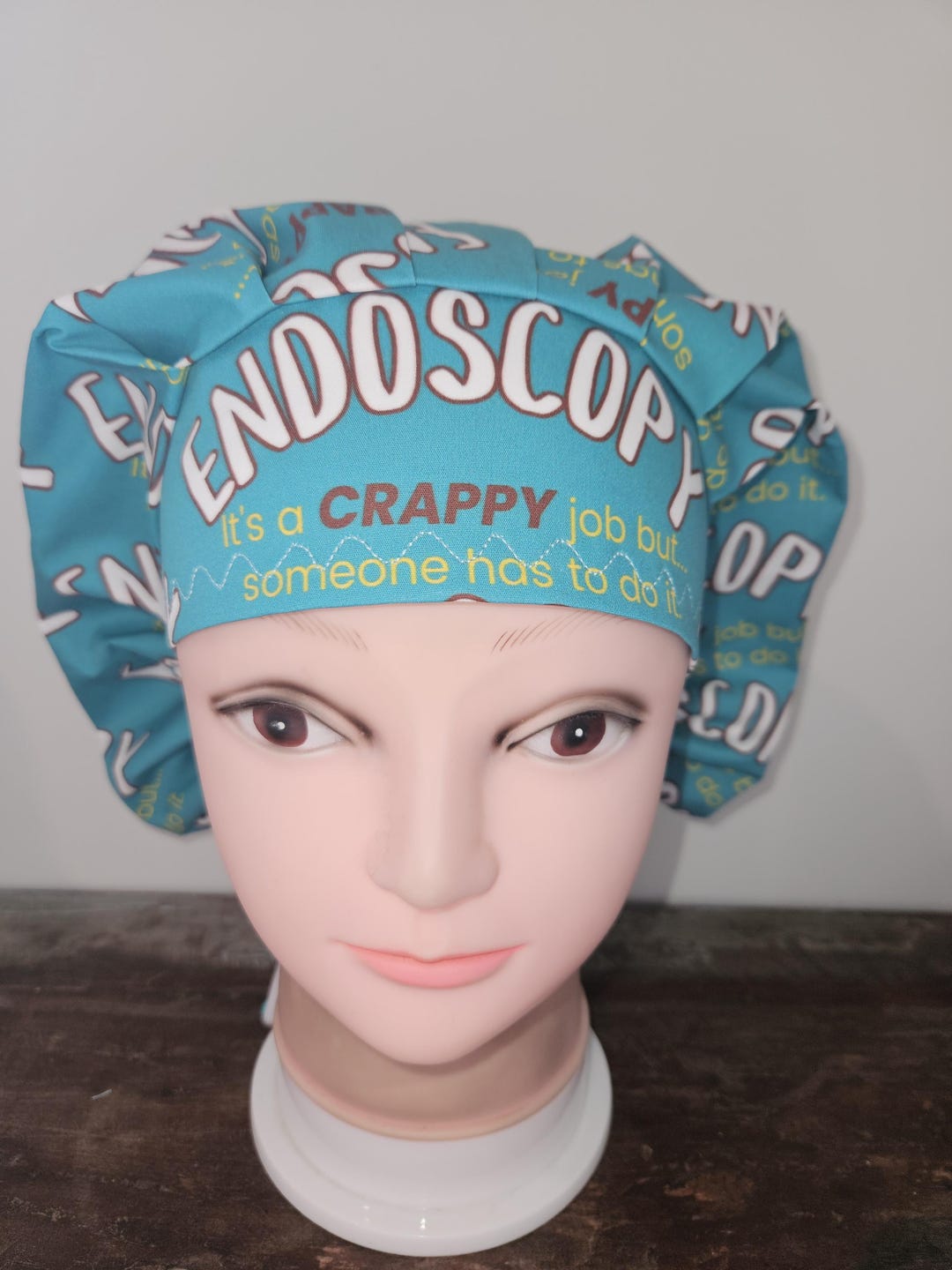 Endoscopy, It's a Crappy Job Surgical Scrub Bouffant Hat - Etsy