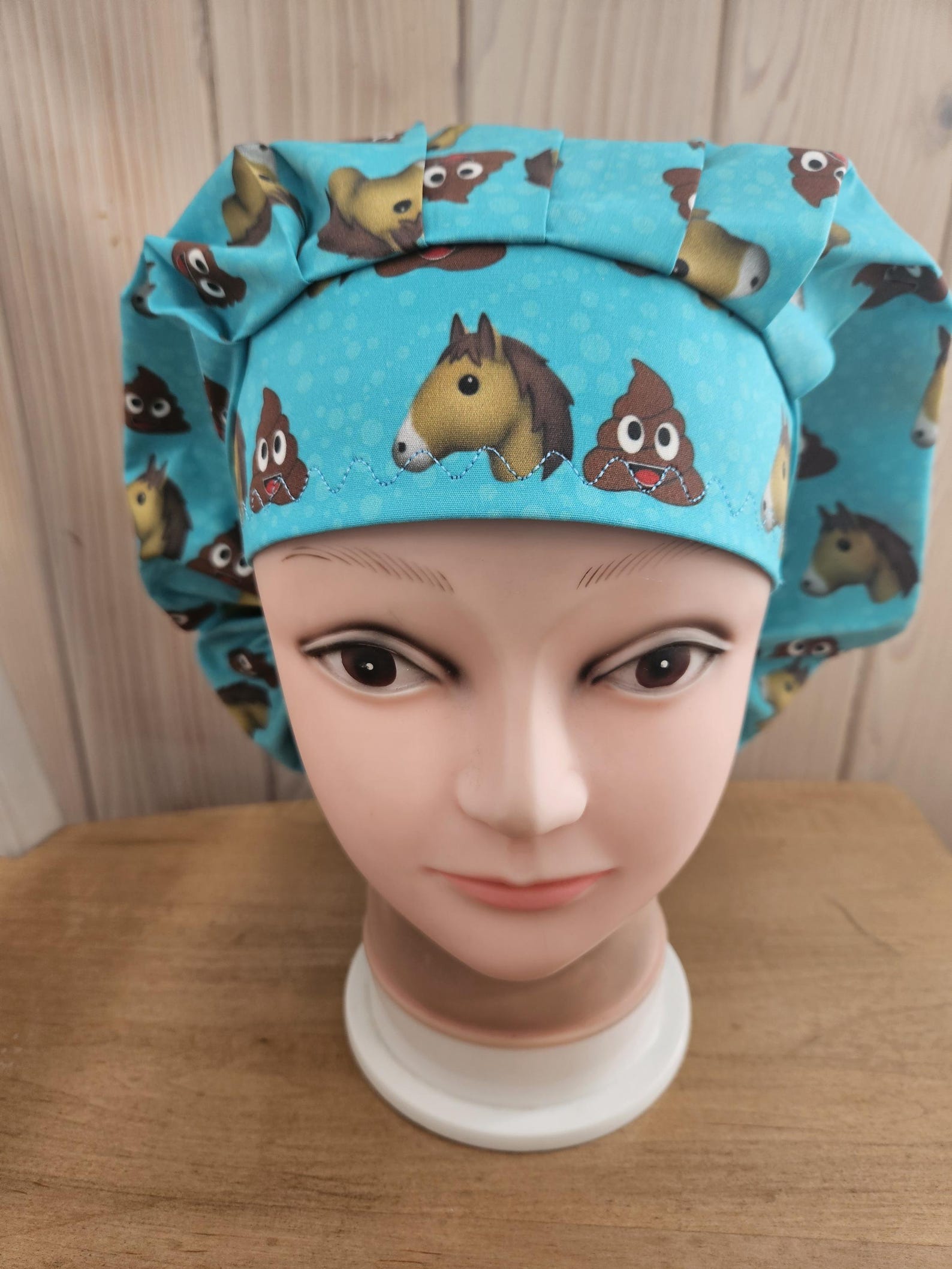 Poop (3 Prints) Surgical Scrub Bouffant Hat - Etsy