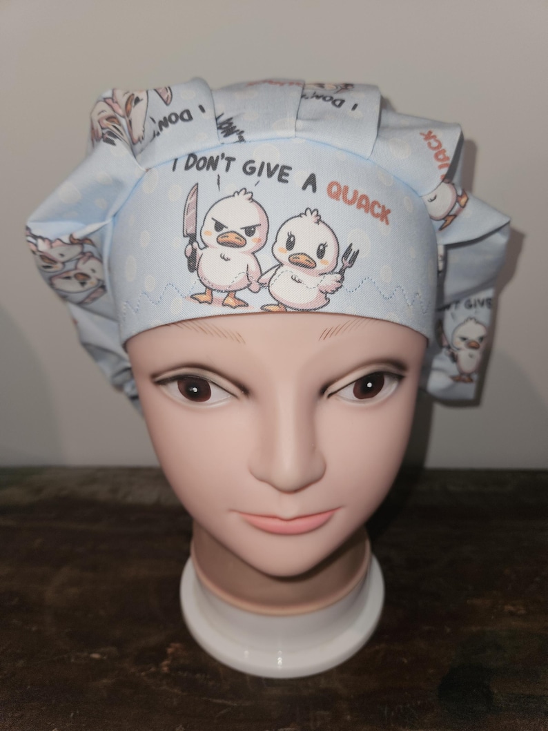 Quack Ducks (2 Prints) Surgical Scrub Bouffant Hat - Etsy