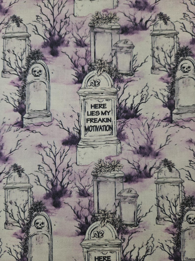 Here Lies My Freaking Motivation, Graveyard Surgical Scrub Bouffant Hat ...