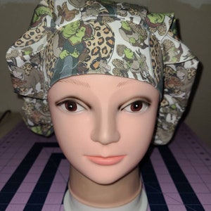Cartoon Movie, Ogar 3 Prints Surgical Scrub Bouffant Hat - Etsy