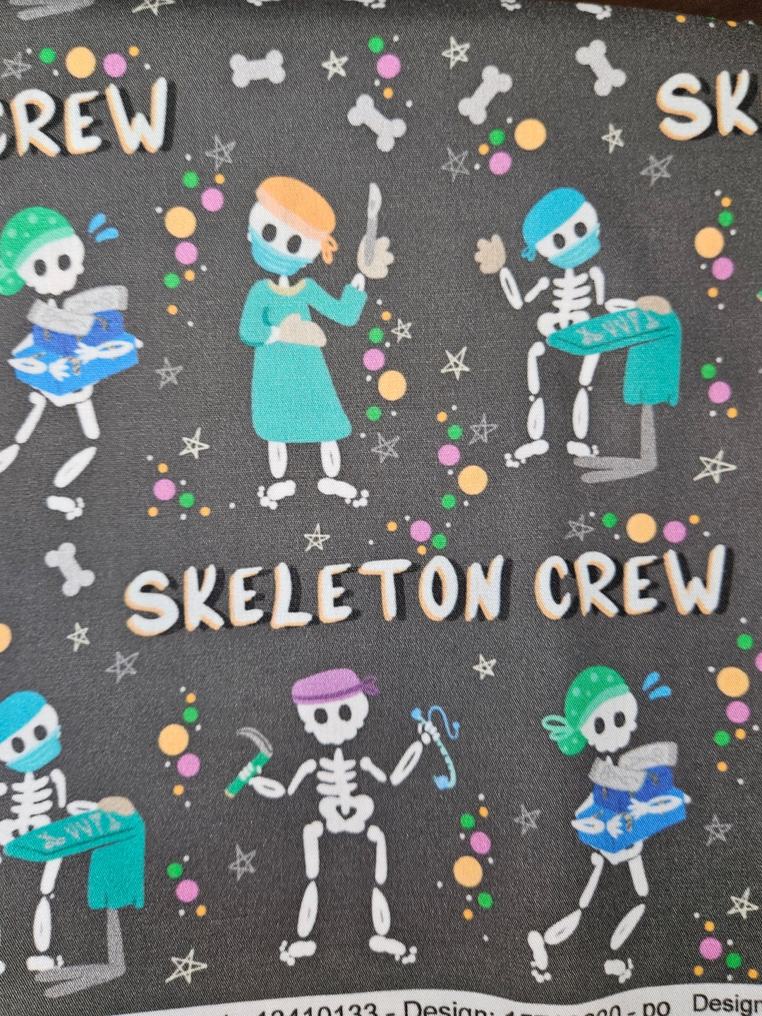 Skeleton Crew Surgical Scrub Bouffant Hat - Etsy