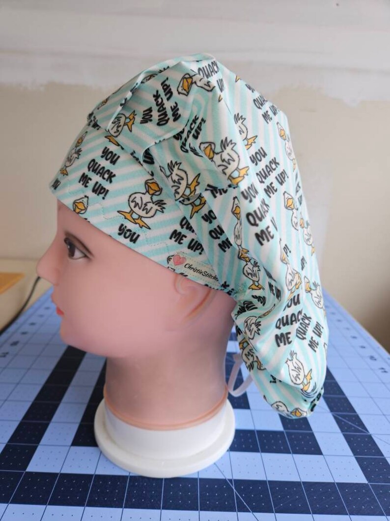 Quack Ducks (2 Prints) Surgical Scrub Bouffant Hat - Etsy