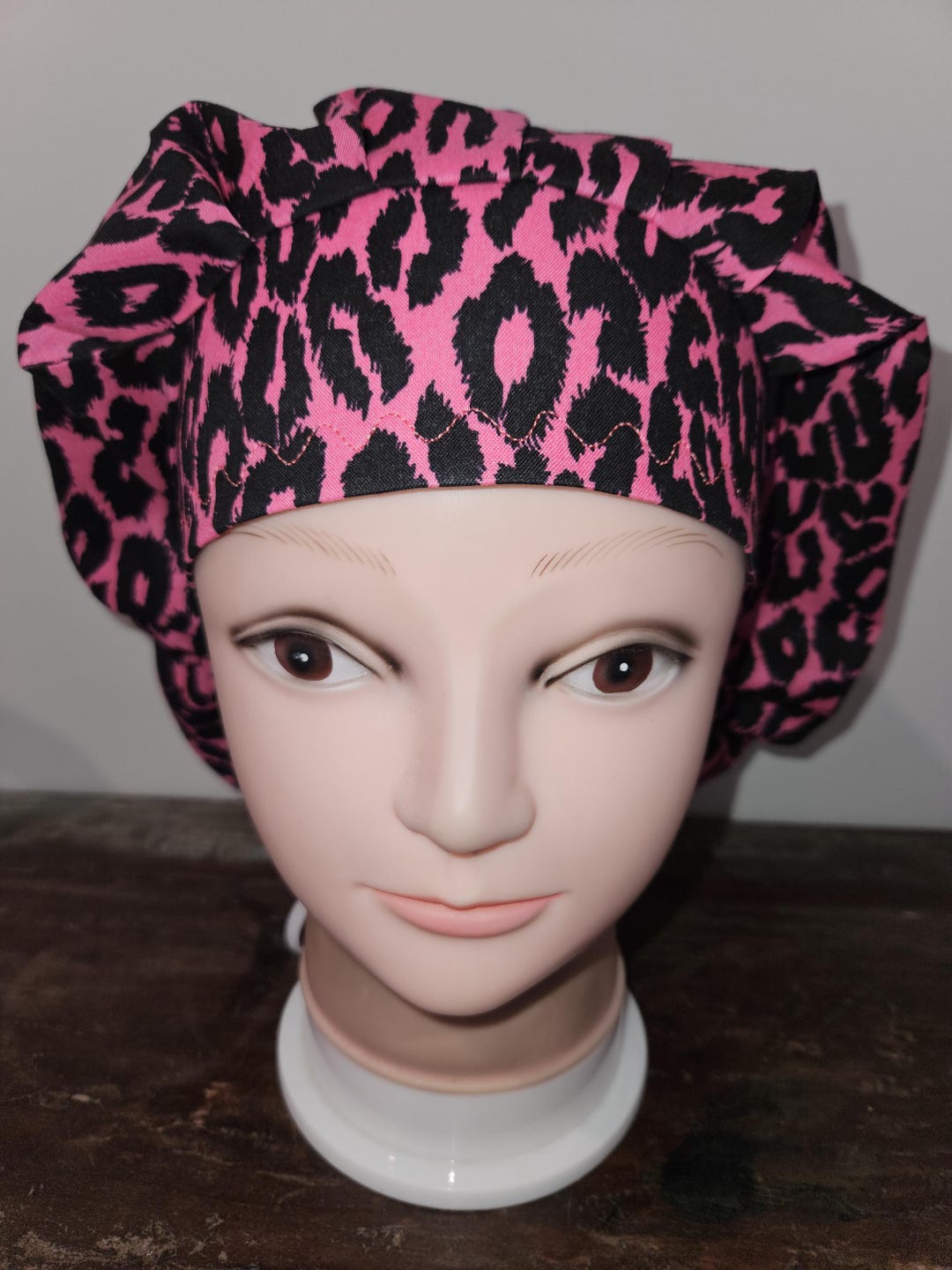 Leopard Print (2 Prints) Surgical Scrub Bouffant Hat - Etsy