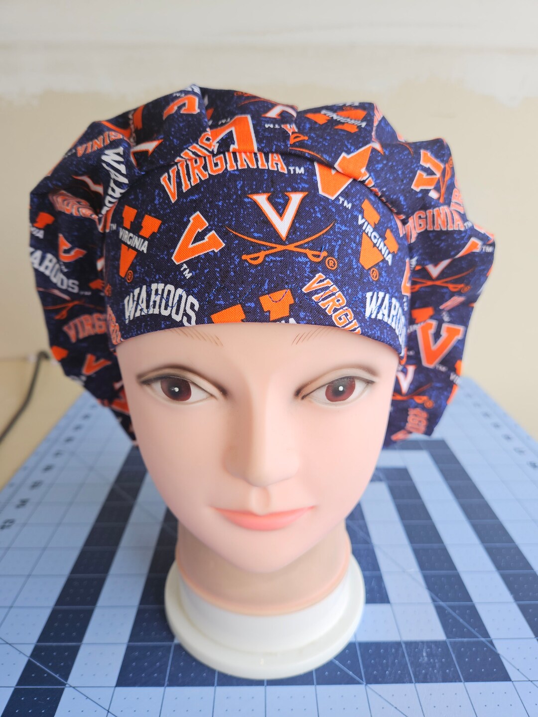 Virginia University, Football Team Surgical Scrub Bouffant Hat - Etsy