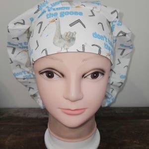 Don't Tube the Goose, Anesthesia Surgical Scrub Bouffant Hat - Etsy