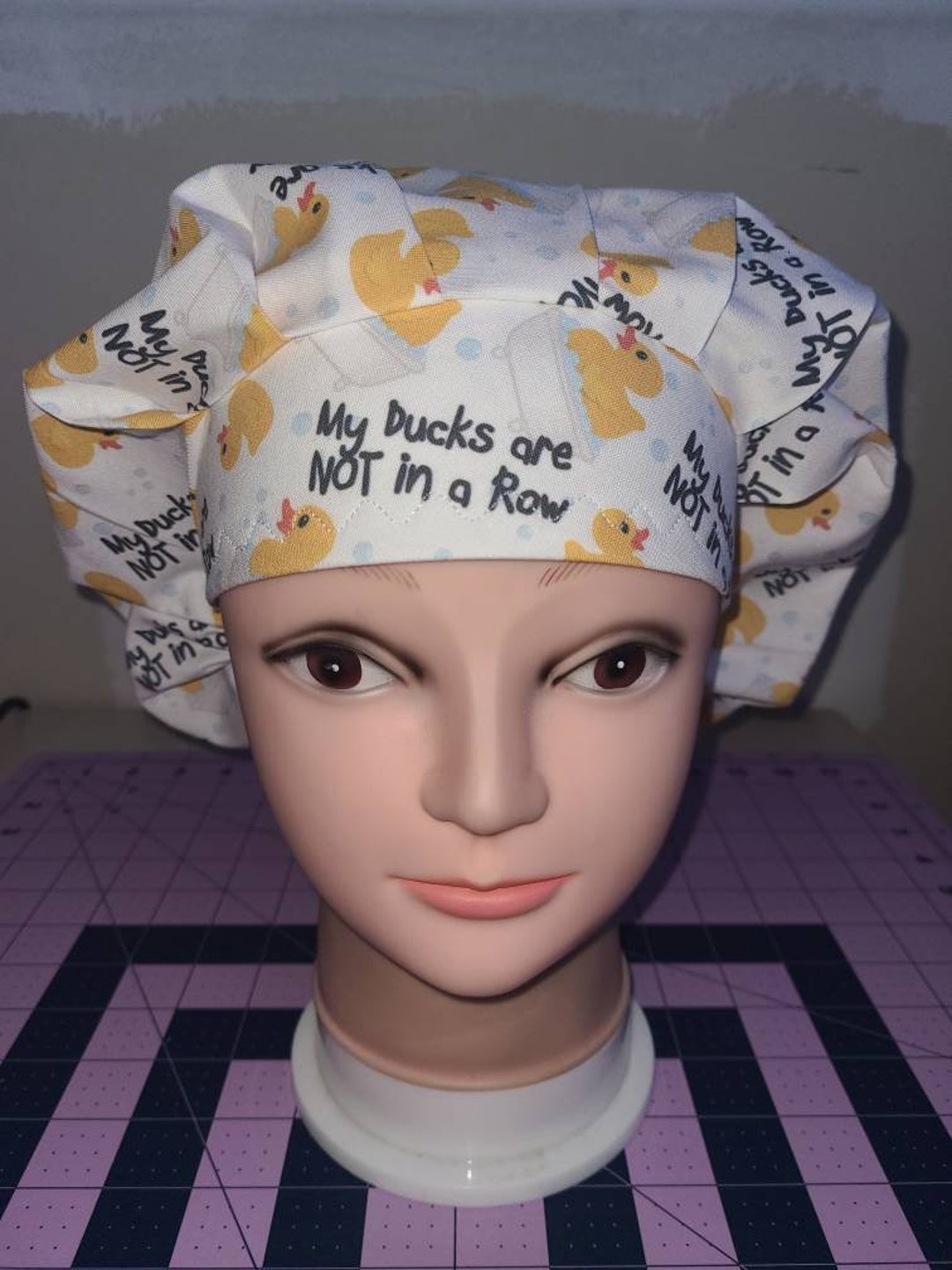 My Ducks Are NOT in A Row! Surgical Scrub Bouffant Hat - Etsy