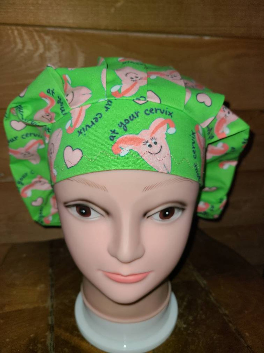 At Your Cervix, Uterus, GYN (3 Prints) Surgical Scrub Bouffant Hat - Etsy